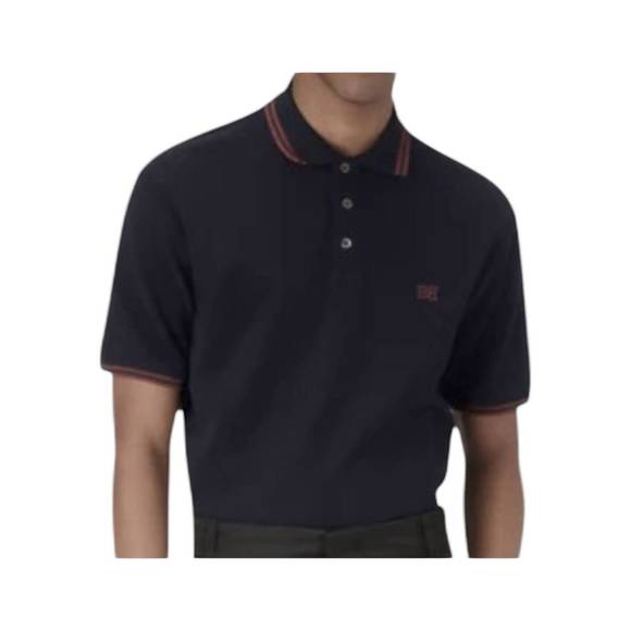 Bally | Shirts | New Bally Mens Regular Fit Cotton Polo Shirt In Black ...